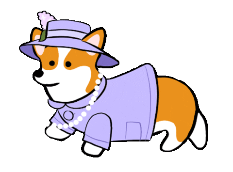 British Dog Sticker by Stefanie Shank for iOS & Android | GIPHY