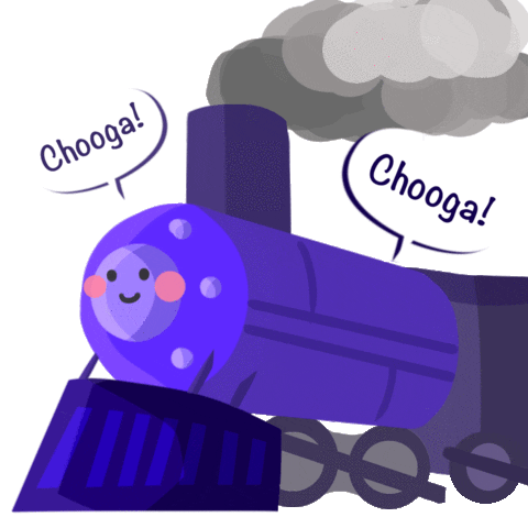 Choo Choo Travel Sticker by EchoKids for iOS & Android | GIPHY