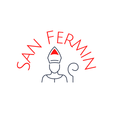 San Fermin Fiestas Sticker by la librería de la estafeta for iOS ...