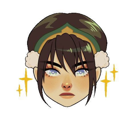 Avatar The Last Airbender Toph Sticker by cosmiccowzine for iOS ...