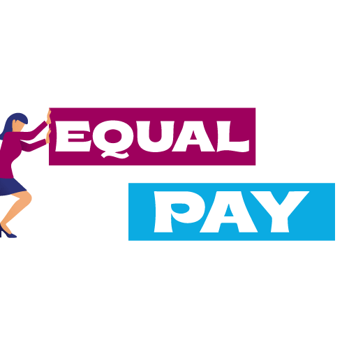 Feminism Pay Me What You Owe Me Sticker by National Women's Law Center ...