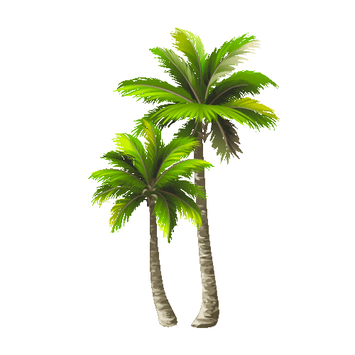 Palm Trees Hotel Sticker by Fontainebleau Miami Beach for iOS & Android ...