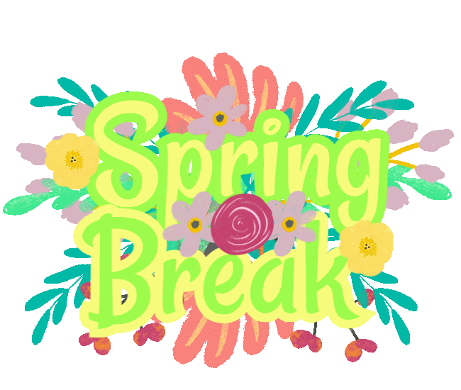 Spring Break Clip Art Animated