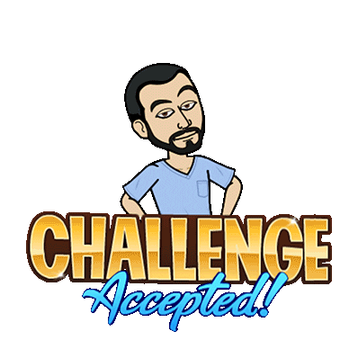 Challenge Accepted Sticker by Endobariatric for iOS & Android | GIPHY