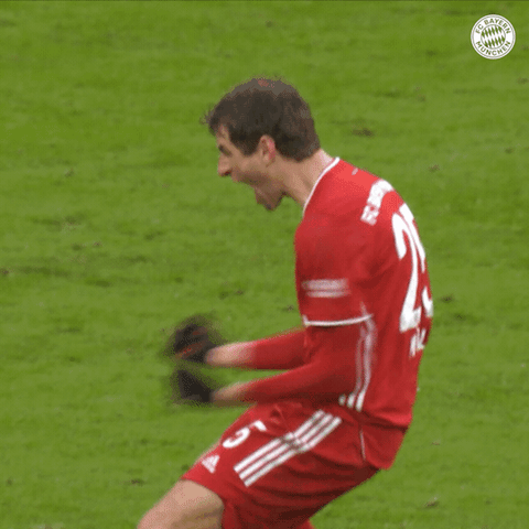 Thomas Muller Reaction GIF by FC Bayern Munich - Find & Share on GIPHY