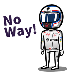 Angry Formula E Sticker by Envision Virgin Racing Formula E Team! for ...