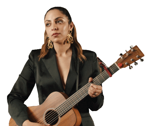 Woman Guitarist Sticker by Eclipse Musicians for iOS & Android | GIPHY