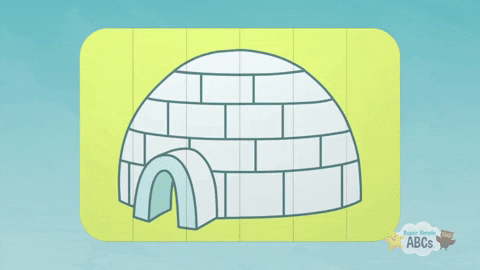Igloo GIF by Super Simple - Find & Share on GIPHY