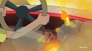 Season 5 Steering Wheel GIF by Rick and Morty - Find & Share on GIPHY