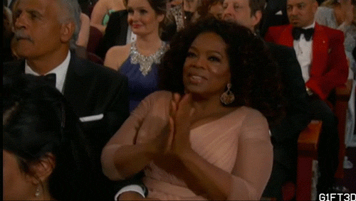 Oprah Audience Animated Gif