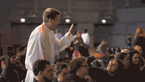 Excited Priest GIF by FOCUS - Find & Share on GIPHY