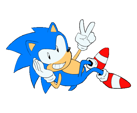Happy Sonic The Hedgehog Sticker for iOS & Android | GIPHY