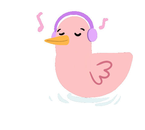 Pink Listen Sticker by Demic for iOS & Android | GIPHY