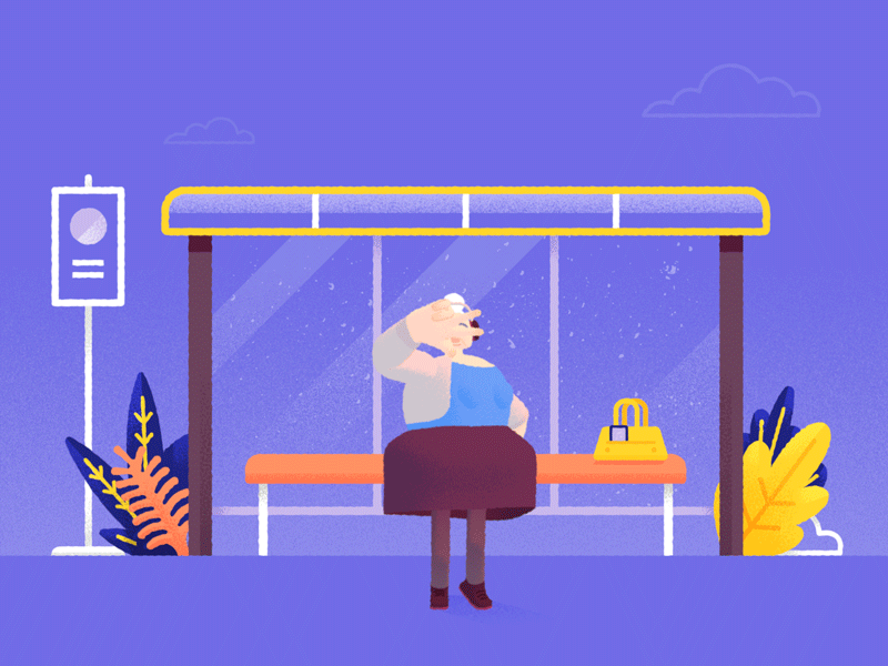 Happy Bus Stop GIF by Mioe Studio - Find & Share on GIPHY