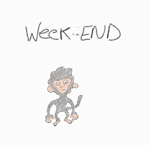 Happy Week End GIF by sarupinku - Find & Share on GIPHY