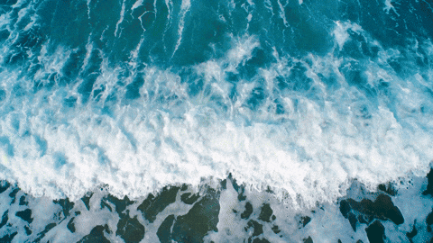 Ocean Top View Gif