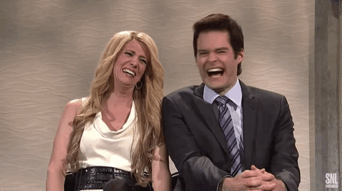 Bill Hader Lol GIF by Saturday Night Live - Find & Share on GIPHY