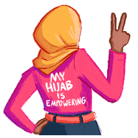10 Stickers to Celebrate Hijabis by Hello All | GIPHY