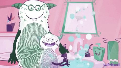Clean Hands Hand GIF by safefood - Find & Share on GIPHY
