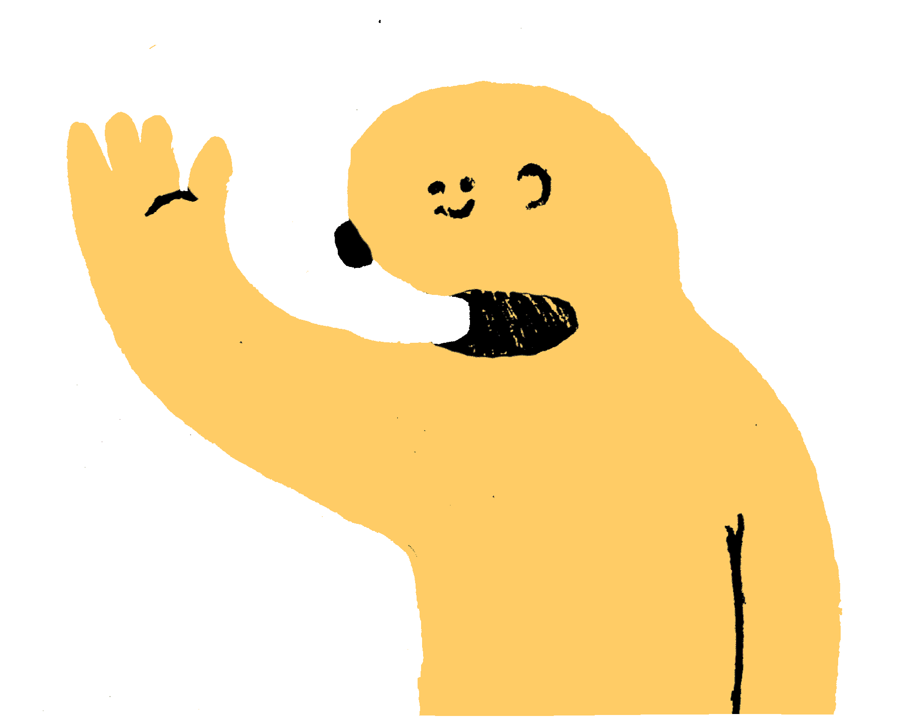 Wave Hello Sticker for iOS & Android | GIPHY