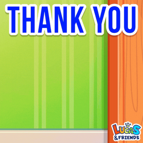Thank U GIF by Lucas and Friends by RV AppStudios - Find & Share on GIPHY