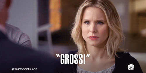 Kristen Bell Get Your Mind Out Of The Gutter Eleanor I Was Talking About My Testicles By The