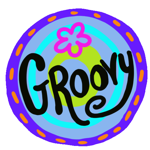 Feeling Groovy Sticker by Jelene - Find & Share on GIPHY