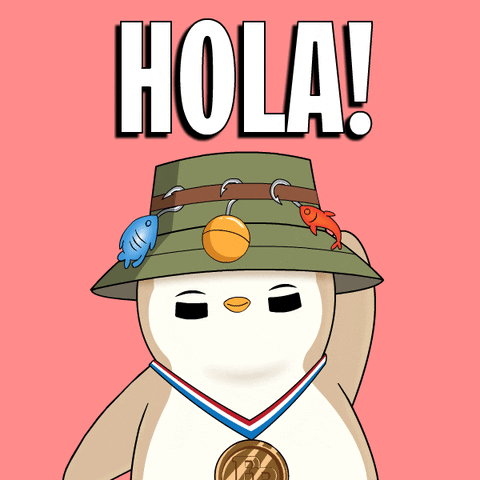 Spanish Hello GIF by Pudgy Penguins - Find & Share on GIPHY