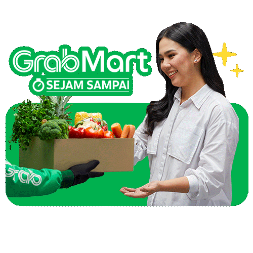 Groceries Sticker by Grab Indonesia for iOS & Android | GIPHY