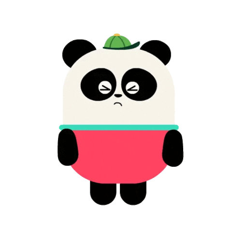 Panda Reaction Sticker by Lingokids for iOS & Android | GIPHY