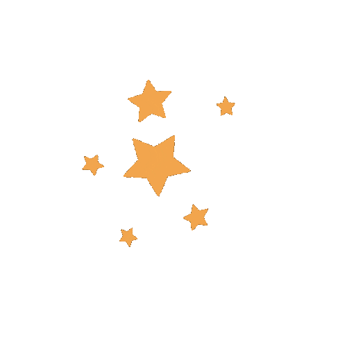 Sparkling Yellow Star Sticker