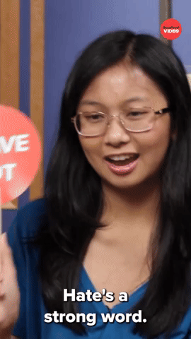 Hate's A Strong Word - GIPHY Clips