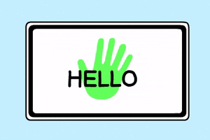 Typography Hello GIF by Equal Parts Studio