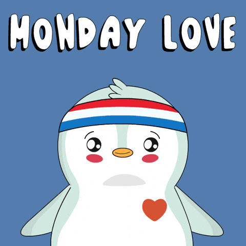 Monday Love GIF by Pudgy Penguins - Find & Share on GIPHY