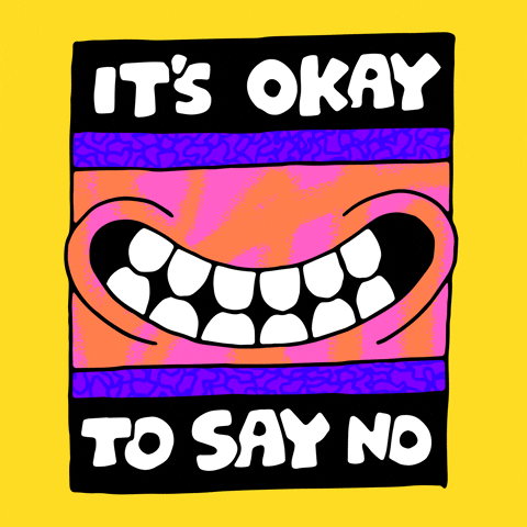 Say No Its Okay GIF by INTO ACTION - Find & Share on GIPHY