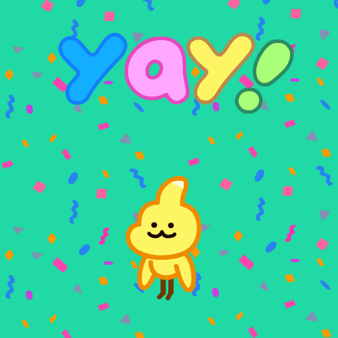 Happy Yahoo GIF by DINOSALLY - Find & Share on GIPHY