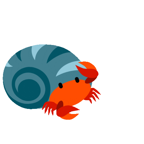 See Hermit Crab Sticker by entomologando for iOS & Android | GIPHY