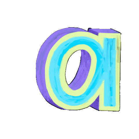 Abc Alphabet Sticker by AlwaysBeColoring for iOS & Android | GIPHY