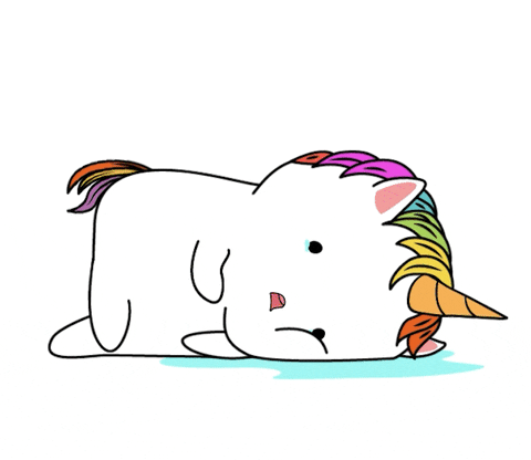 Sad Unicorn GIF by Chubbiverse - Find & Share on GIPHY
