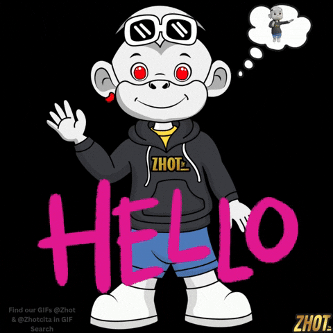 Hallo Hello World GIF by Zhot - Find & Share on GIPHY