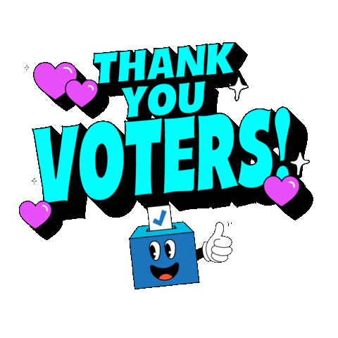Thank You Voters Stickers - Find & Share on GIPHY