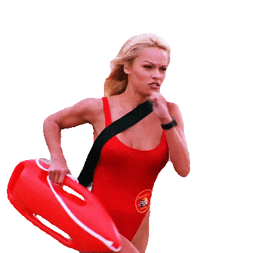 Baywatch Running Stickers - Find & Share on GIPHY