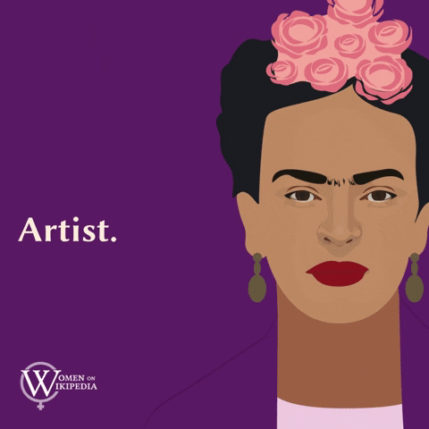 Frida Kahlo Women GIF by Rochester Institute of Technology - Find ...