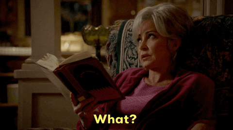 Annie Potts Reaction GIF by CBS - Find & Share on GIPHY
