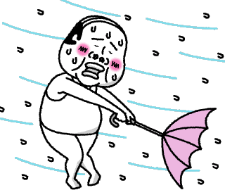 Heavy Rain Sticker for iOS & Android | GIPHY