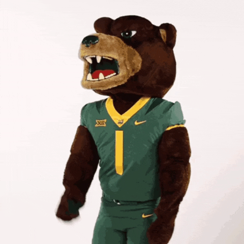 Mascot Kiss GIF by Baylor University - Find & Share on GIPHY