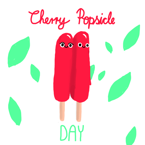 Illustration Cherry Popsicle Day GIF by Dots - Find & Share on GIPHY