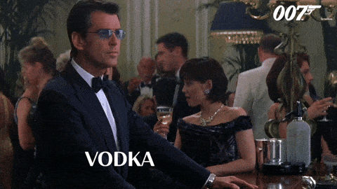 Pierce Brosnan Drink GIF by James Bond 007 - Find & Share on GIPHY