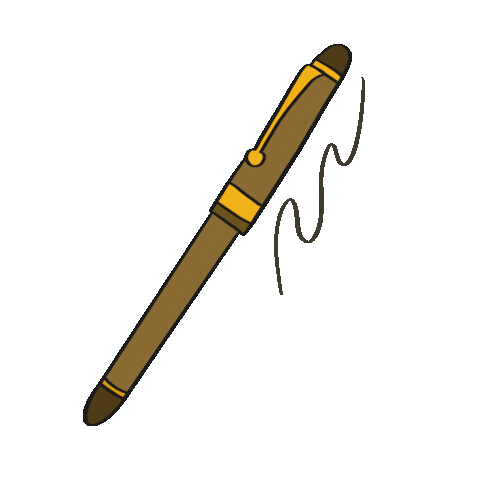 Fountain Pen Writing Gif