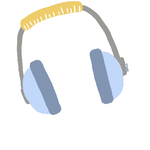 Listening Sticker by Dita W. Yolashasanti for iOS & Android | GIPHY